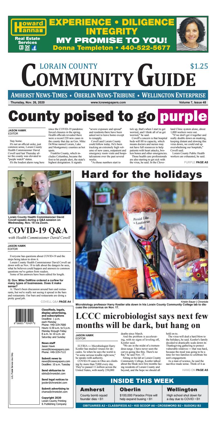 Lorain County Community Guide - Nov. 26, 2020 by Lorain County Printing ...