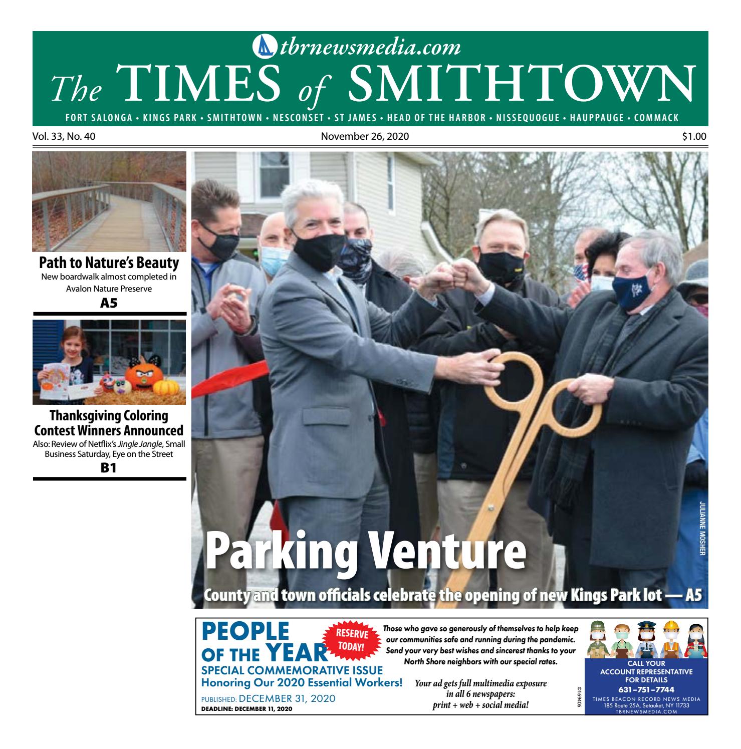 The Times of Smithtown - November 26, 2020 by TBR News Media - Issuu