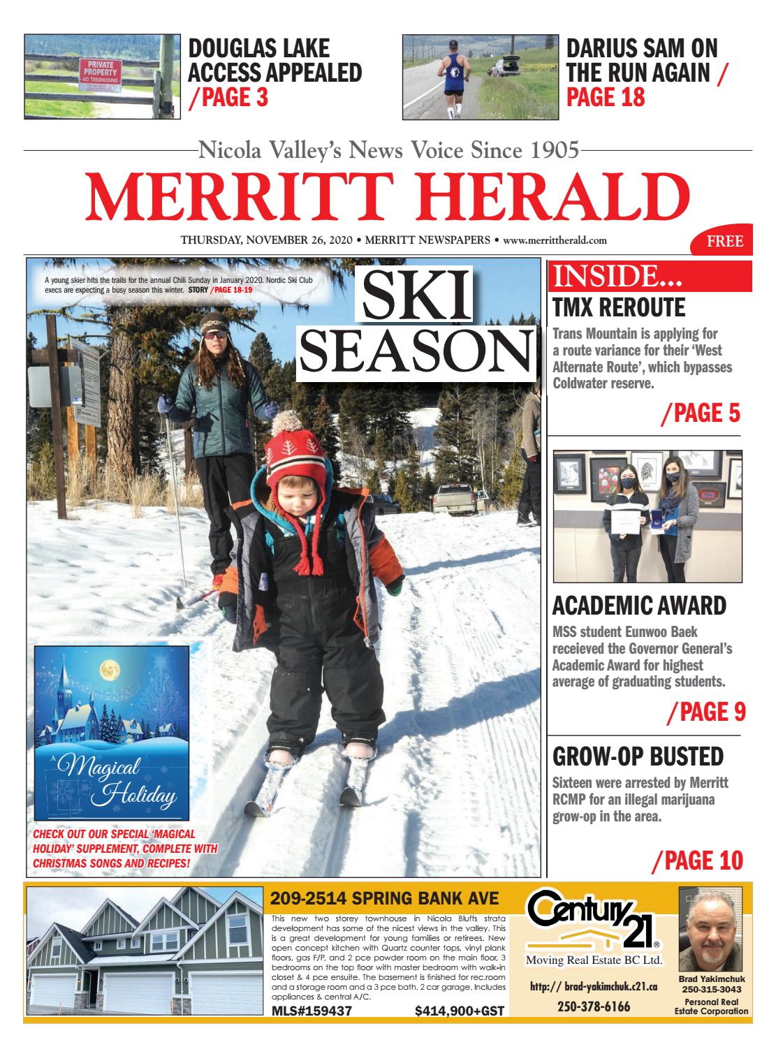 Merritt Herald November 26, 2020 by Merritt Herald - Issuu