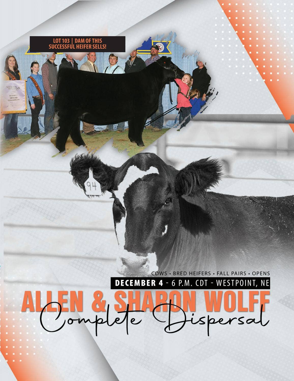 Allen & Sharon Wolff Dispersal | December 4 West Point, NE by SCI ...