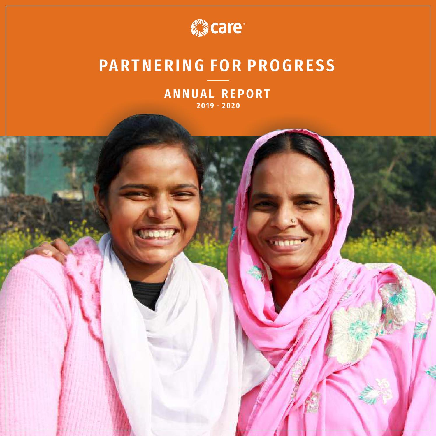 CARE India Annual Report 2019 - 20 by Ankita Khare - Issuu