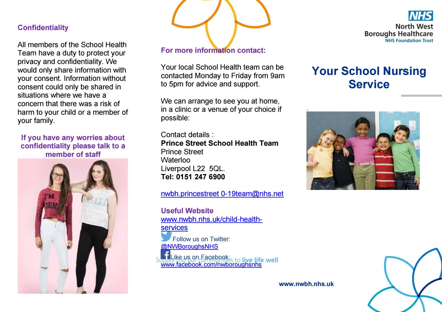 NHS school health leaflet by Schudio - Issuu