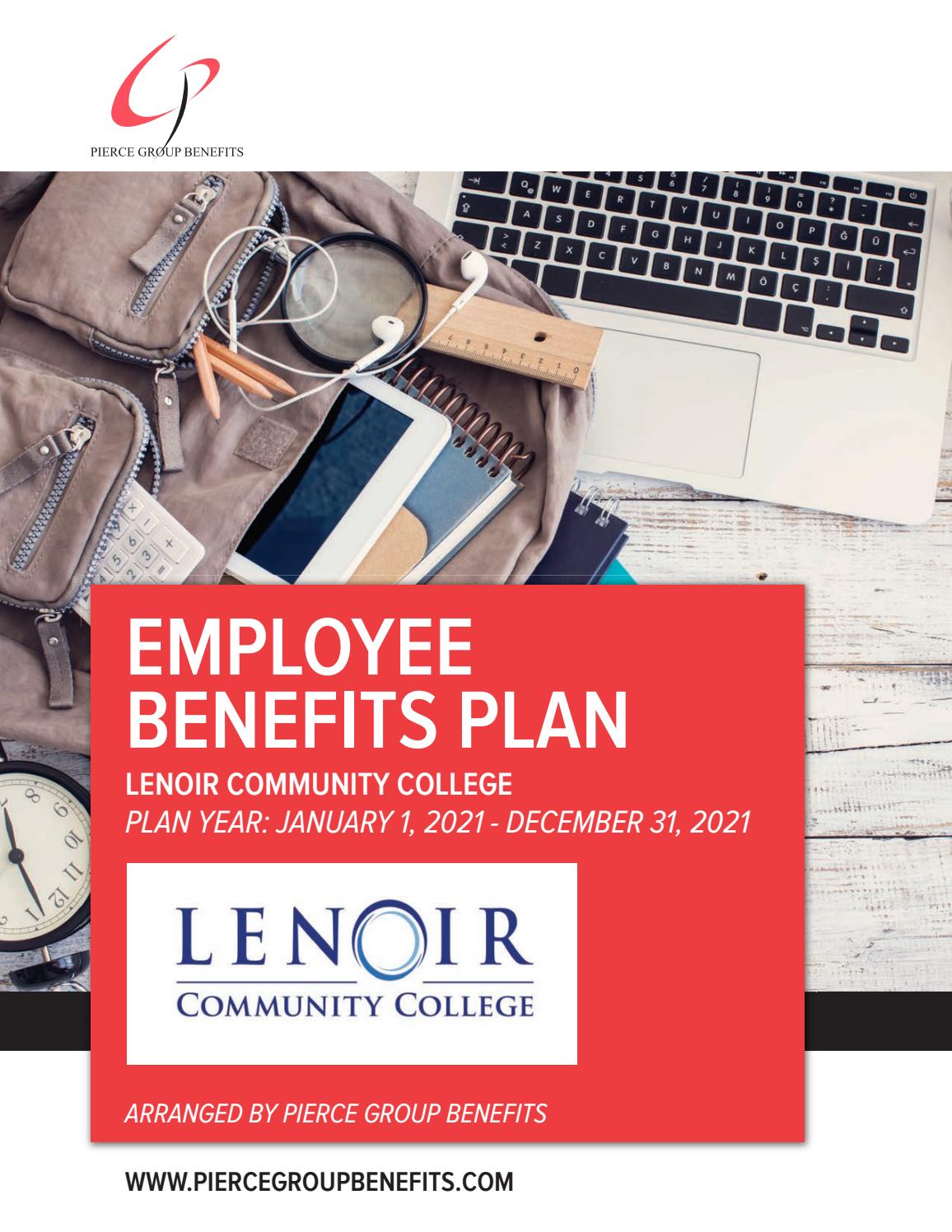 lenoir community college benefits booklet 2021 by Pierce Group Benefits ...