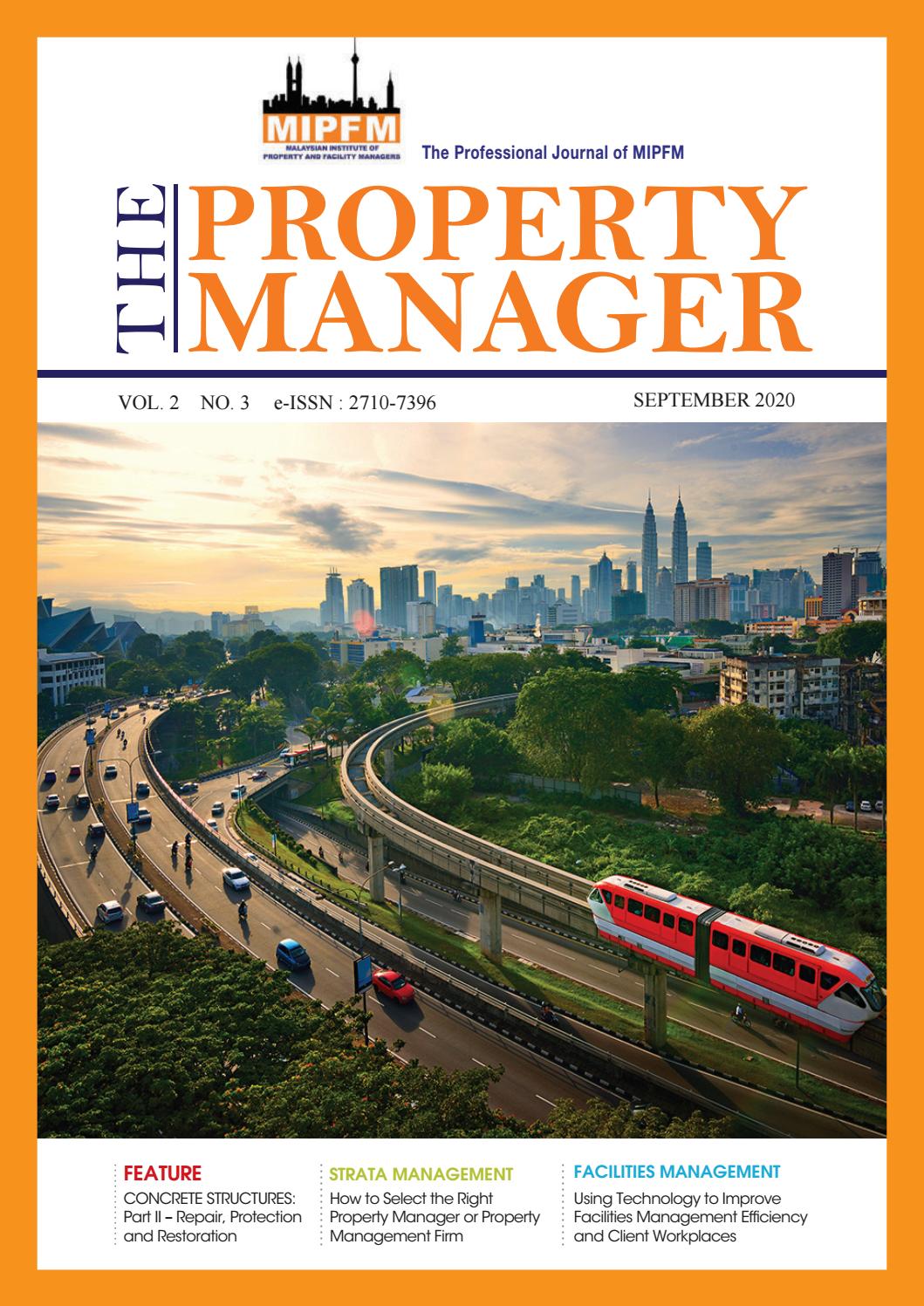 MIPFM - The Property Manager Sept'20 by Dimension Publishing - Joseph ...