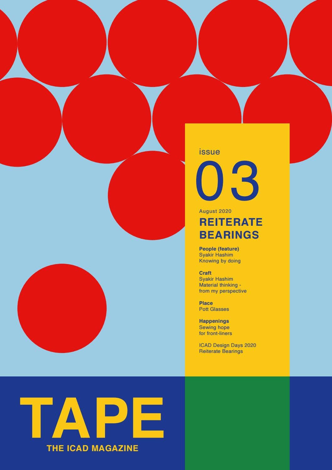 TAPE by ICAD: Issue 03 by INTI Center of Art & Design - Issuu