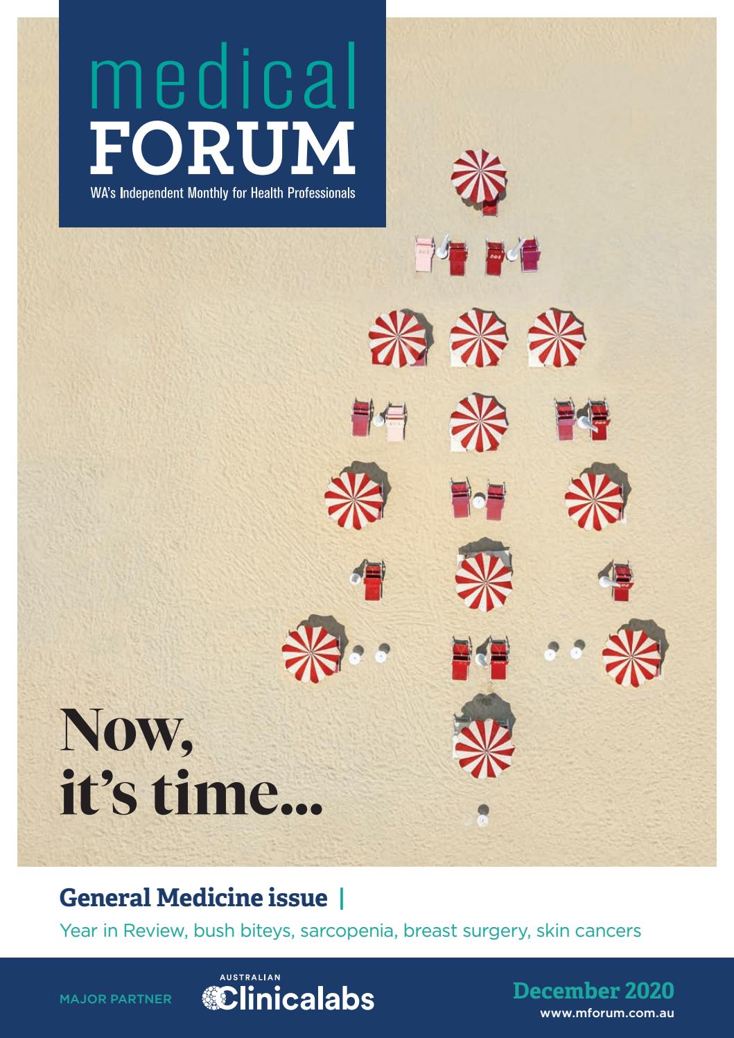 Medical Forum – December 2020 – Public Edition by Medical Forum WA - Issuu