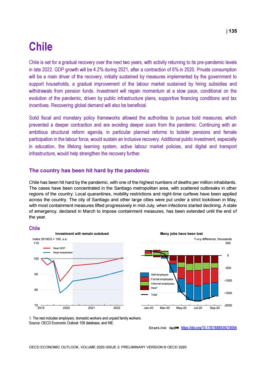Chile, OECD Economic Outlook, December 2020 by OECD - Issuu