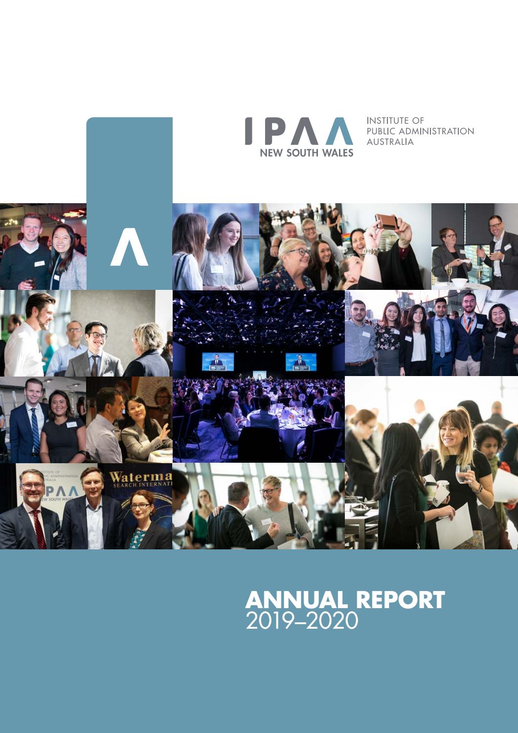 IPAA NSW Annual Report 2019-20 by Effigy Creative Pty Ltd - Issuu