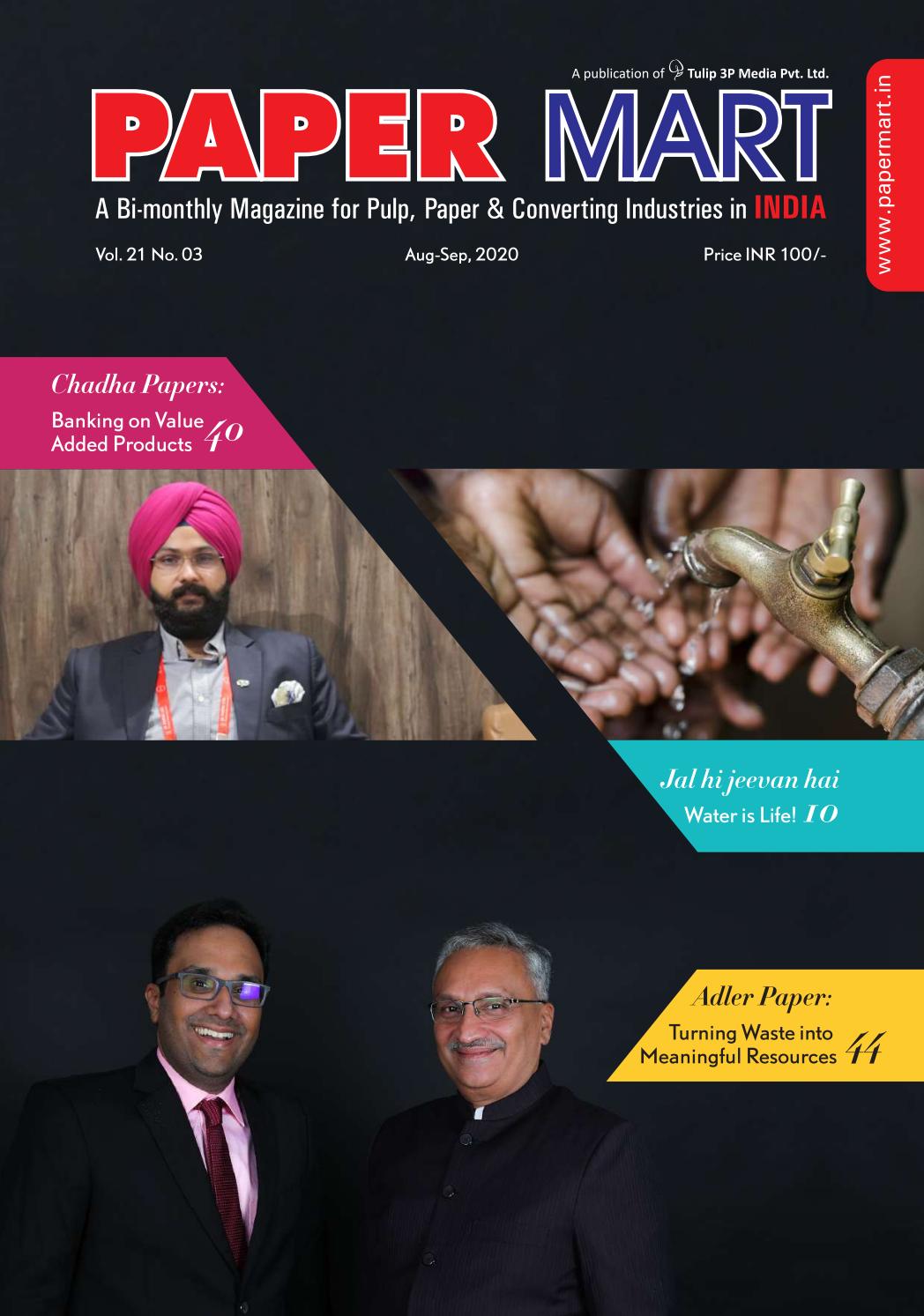 Paper Mart Vol. 21 No. 3, Aug-Sep 2020 by Tulip 3P Media Private ...