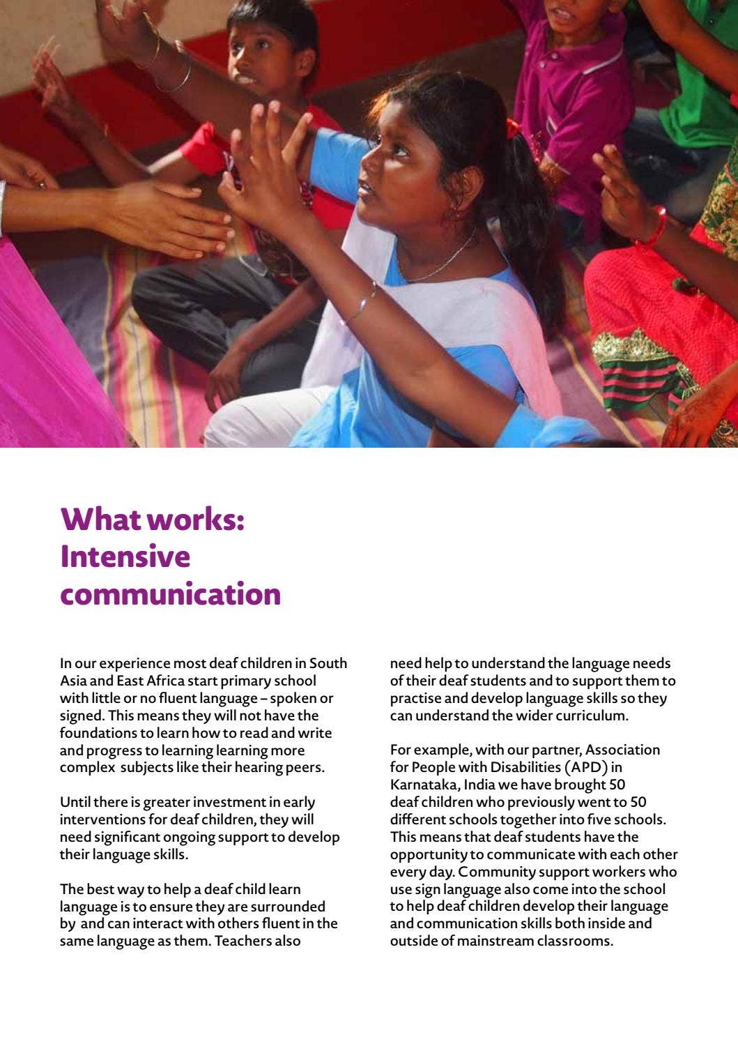 Deaf Child Worldwide Unheard Children Report 2020 by deafchildworldwide ...
