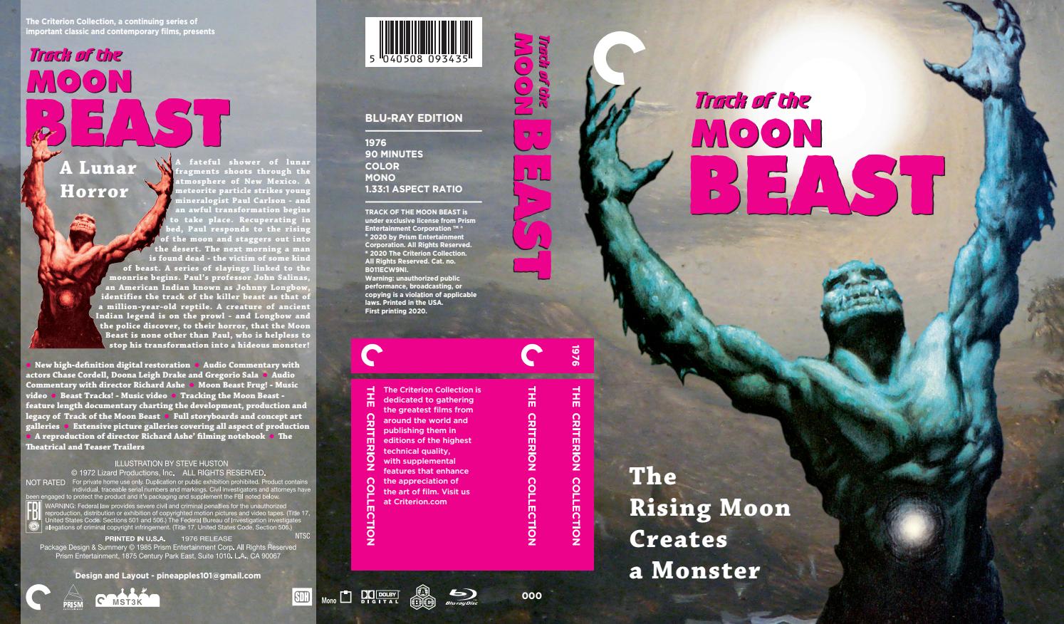 Track of the Moon Beast - Fake Criterion Collection Artwork by Dave ...