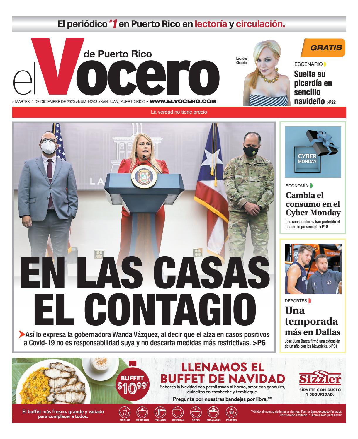 Edición del 1 de diciembre de 2020 by El Vocero de Puerto Rico - Issuu