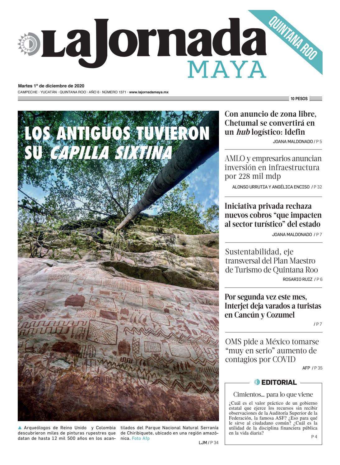 Quintana Roo La Jornada Maya - martes 1º de diciembre de 2020 by La ...