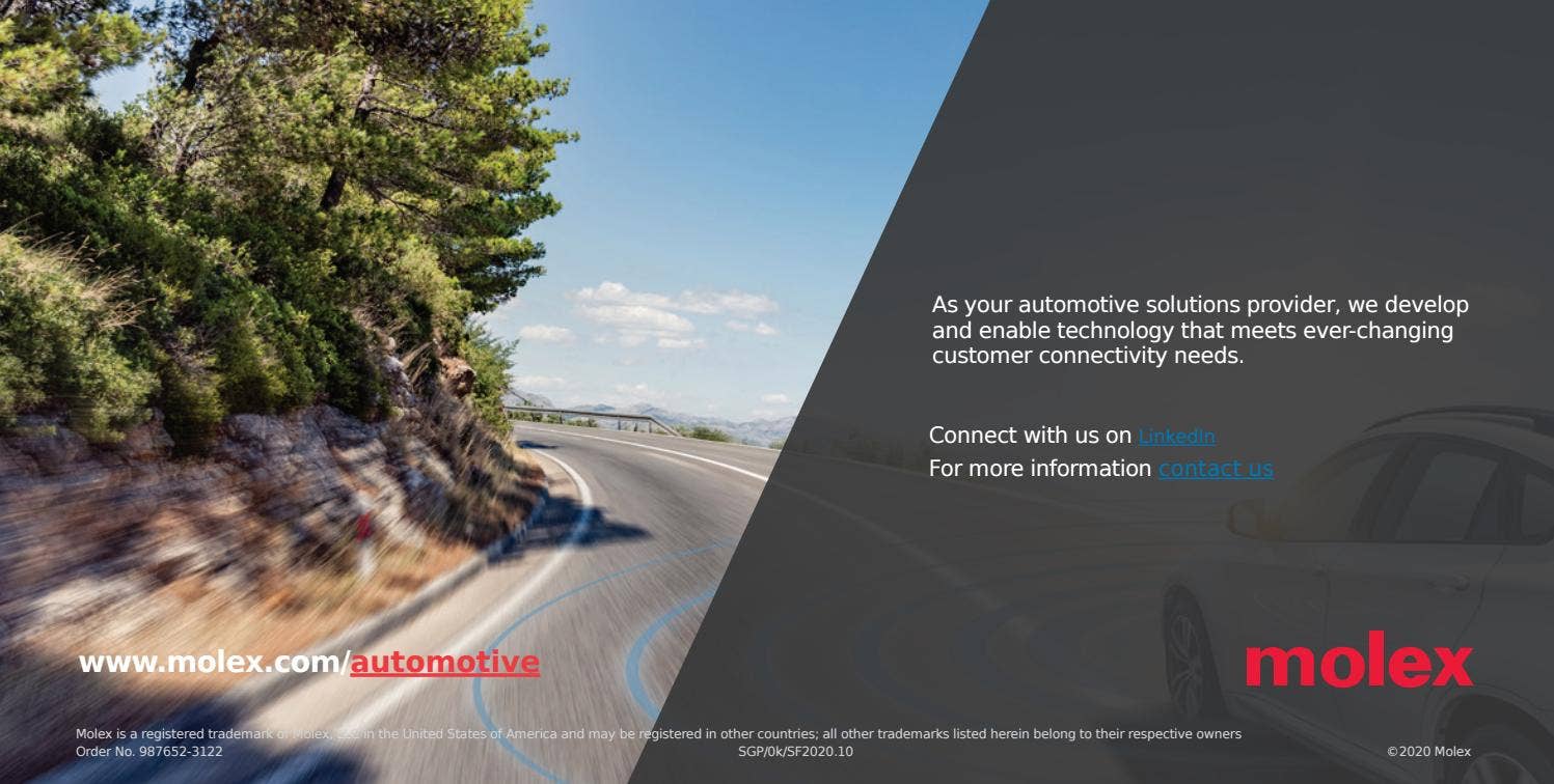 Enabling Next-Generation Vehicle Technology by Molex - Issuu
