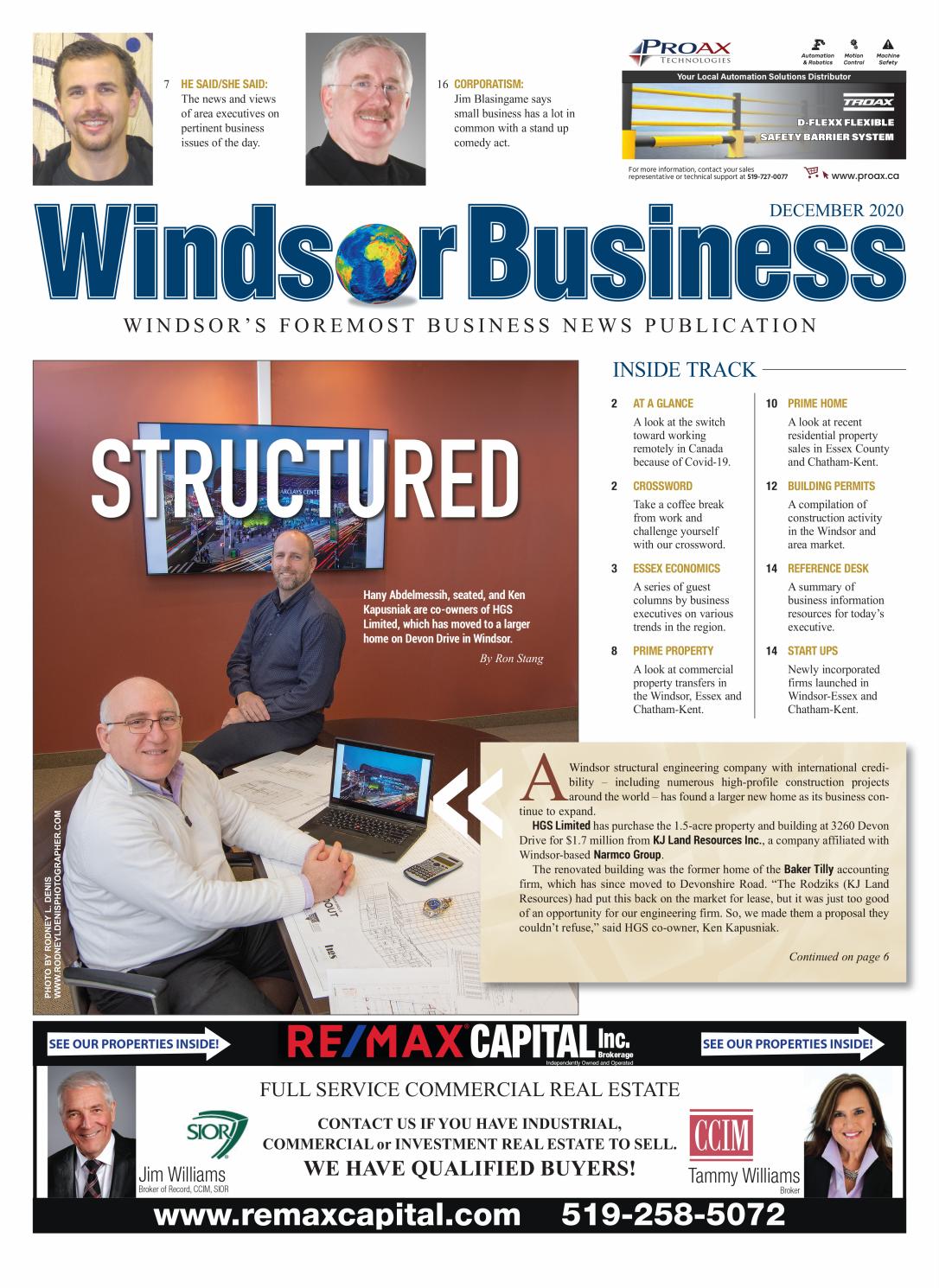 2020-12-01-Windsor Business by Windsor Business - Issuu