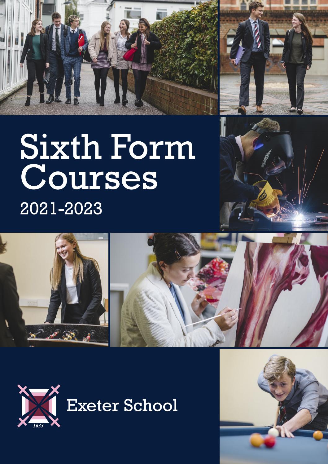 Sixth Form Options Booklet 2020 by Exeter School - Issuu