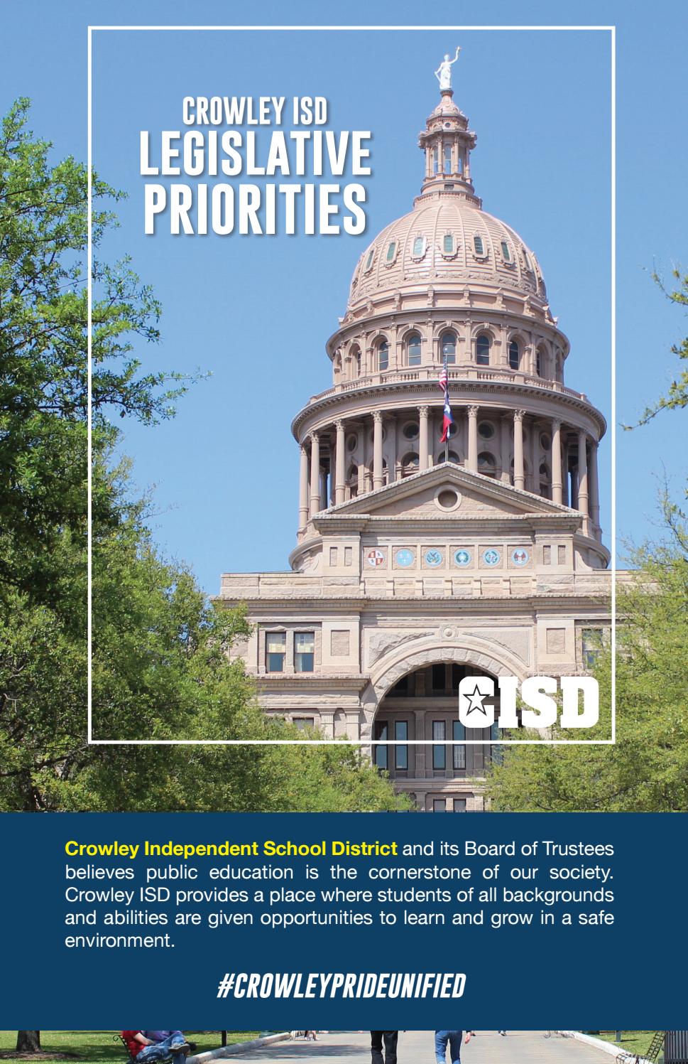 Legislative Priorities: 87th Legislative Session by CrowleyISD - Issuu