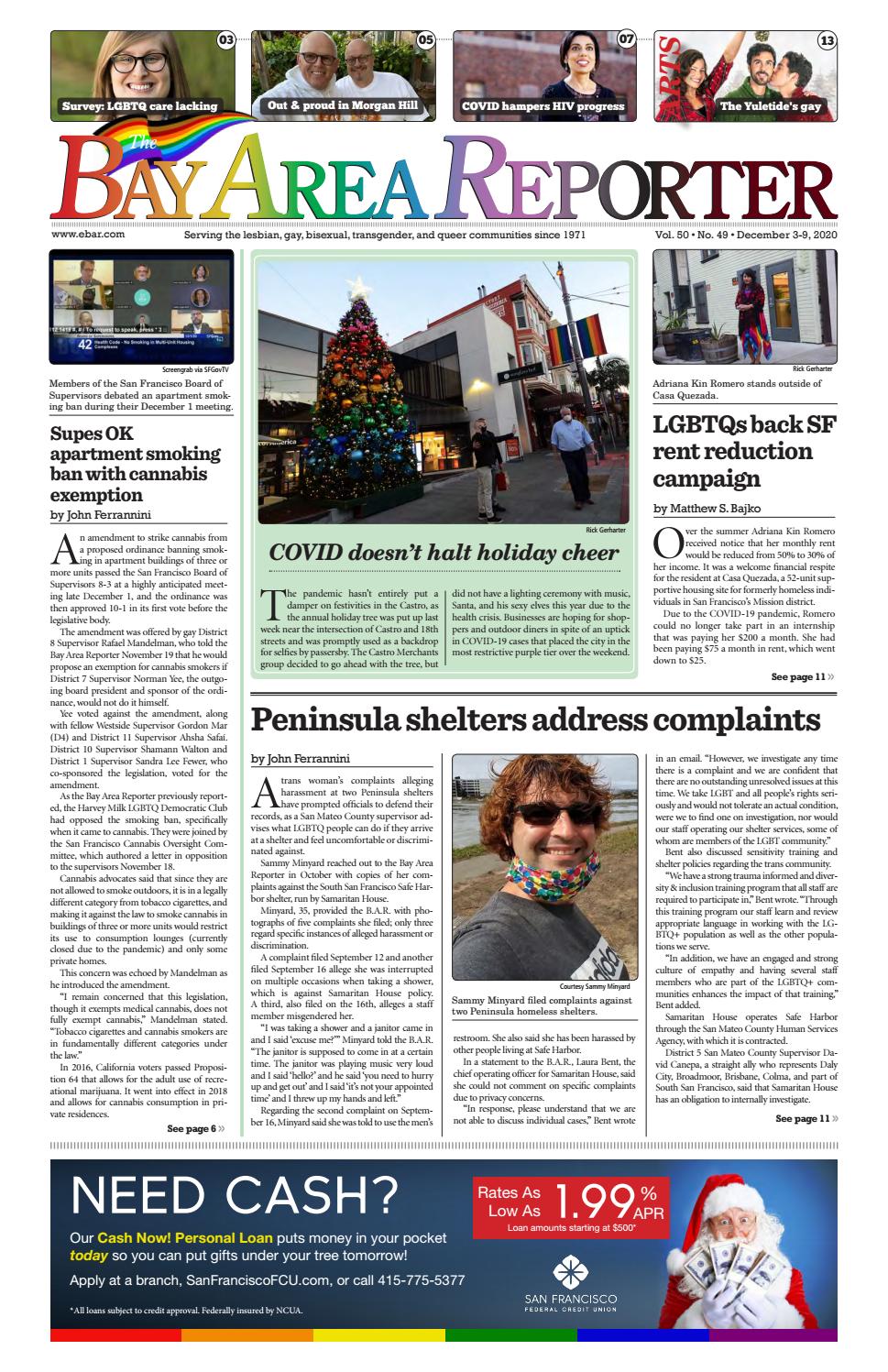 December 3, 2020 Edition of the Bay Area Reporter by Bay Area Reporter ...