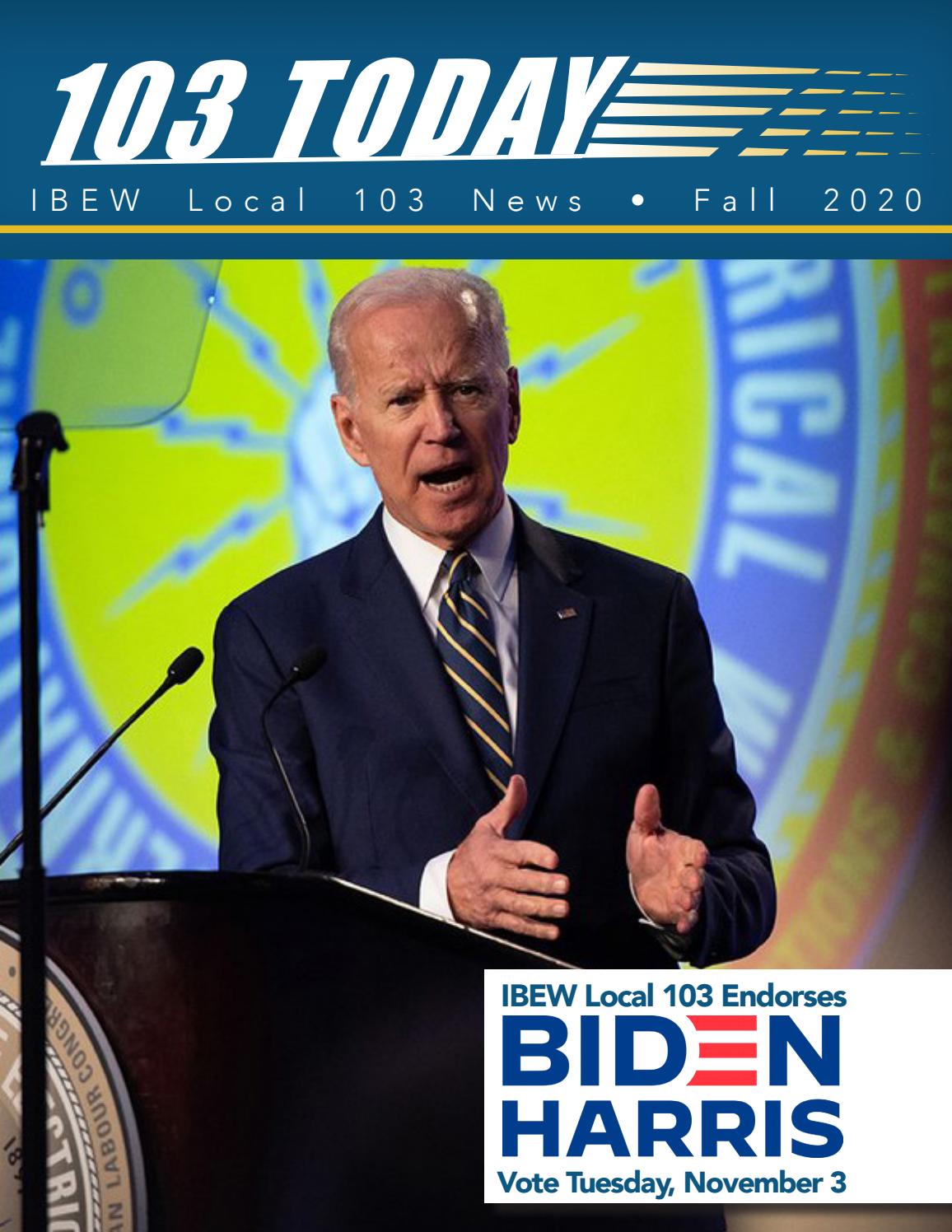 103 Today – Fall 2020 by IBEW Local 103 - Issuu