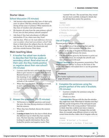 Global English TEACHER’S RESOURCE 7 Sample by Cambridge International ...