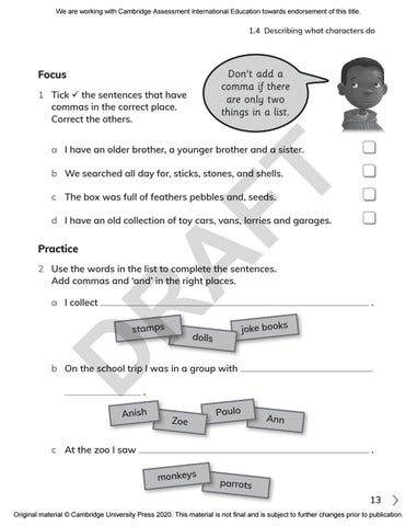Primary English Workbook 2 Sample by Cambridge International Education ...