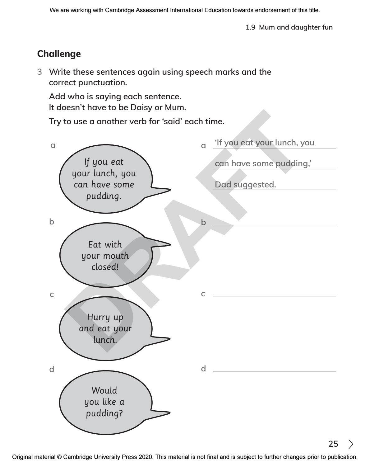 Primary English Workbook 2 Sample by Cambridge International Education ...