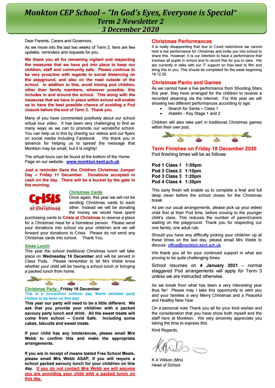 Autumn Term 2 Newsletter by Schudio - Issuu
