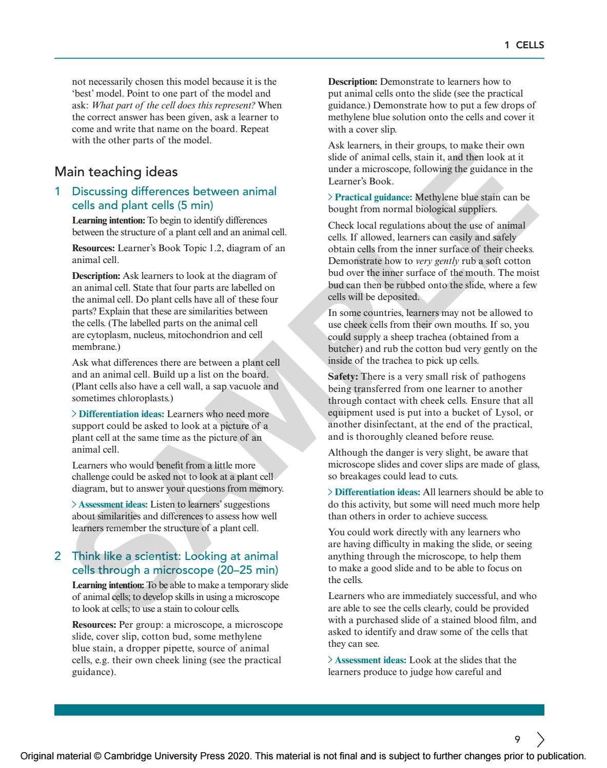 Lower Secondary Science TEACHER’S RESOURCE 7 by Cambridge International ...