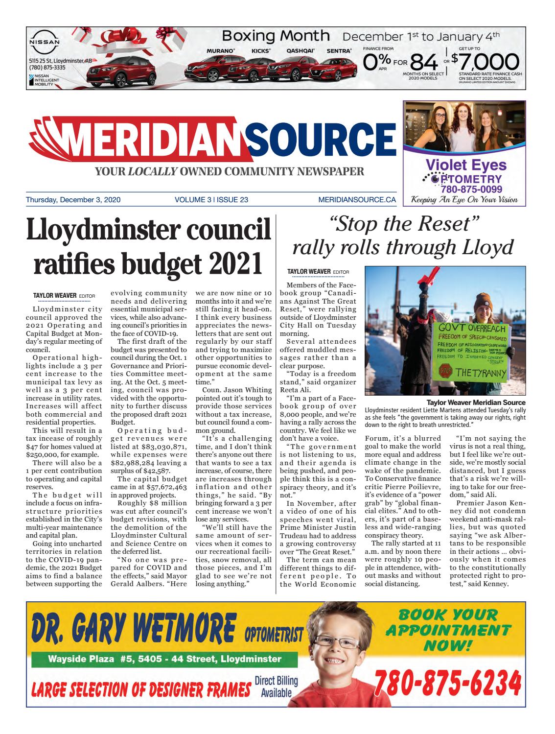 Meridian Source - December 3, 2020 by Meridian Source - Issuu
