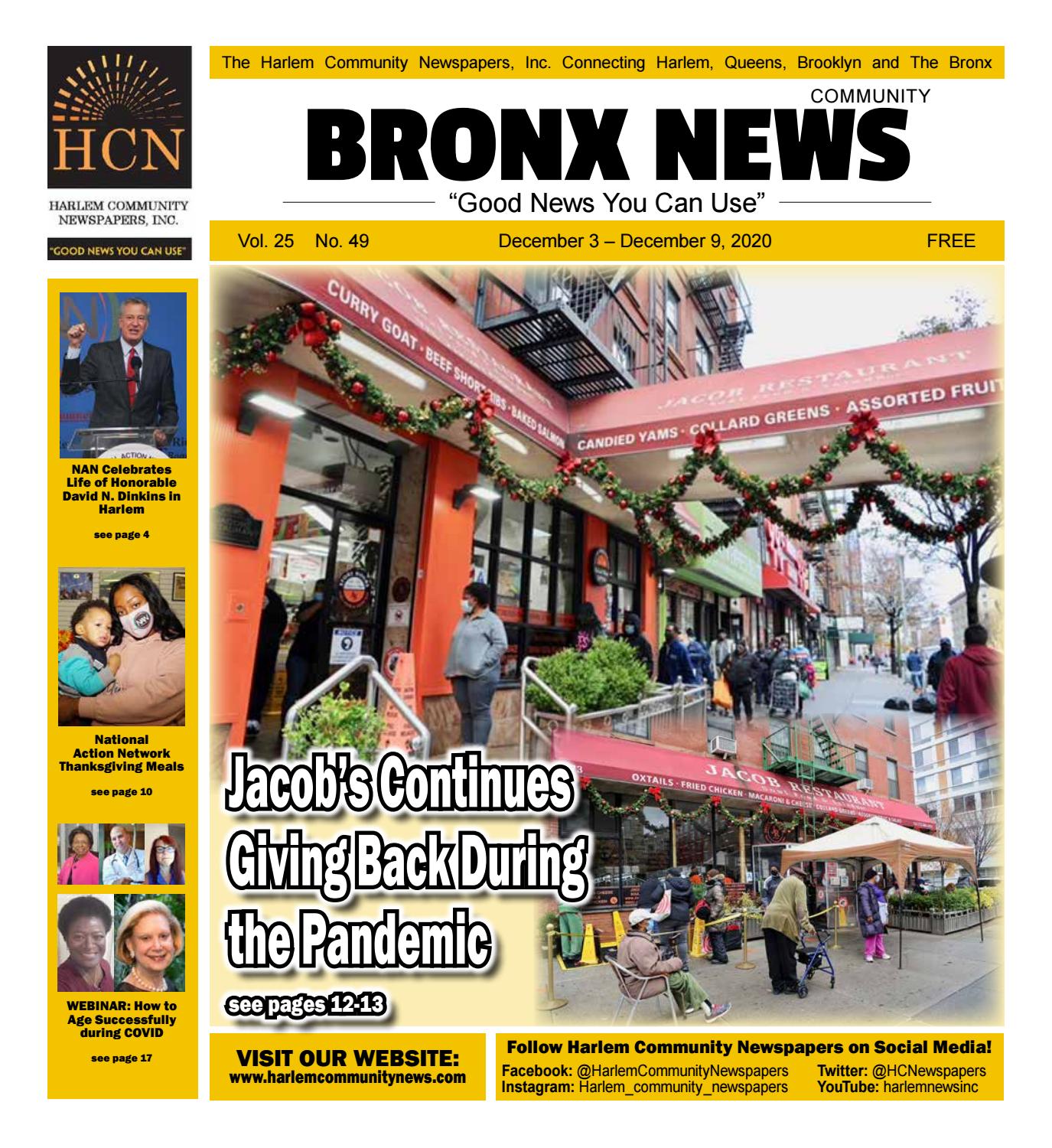Bronx Community Newspapers | December 3, 2020 by Mike Kurov - Issuu