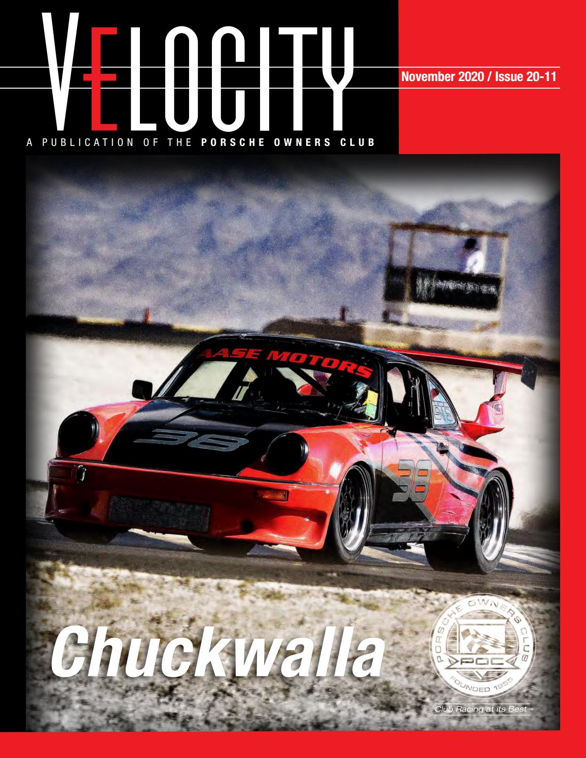 November Velocity Magazine - Issue 20-11 by Porsche Owners Club - Issuu