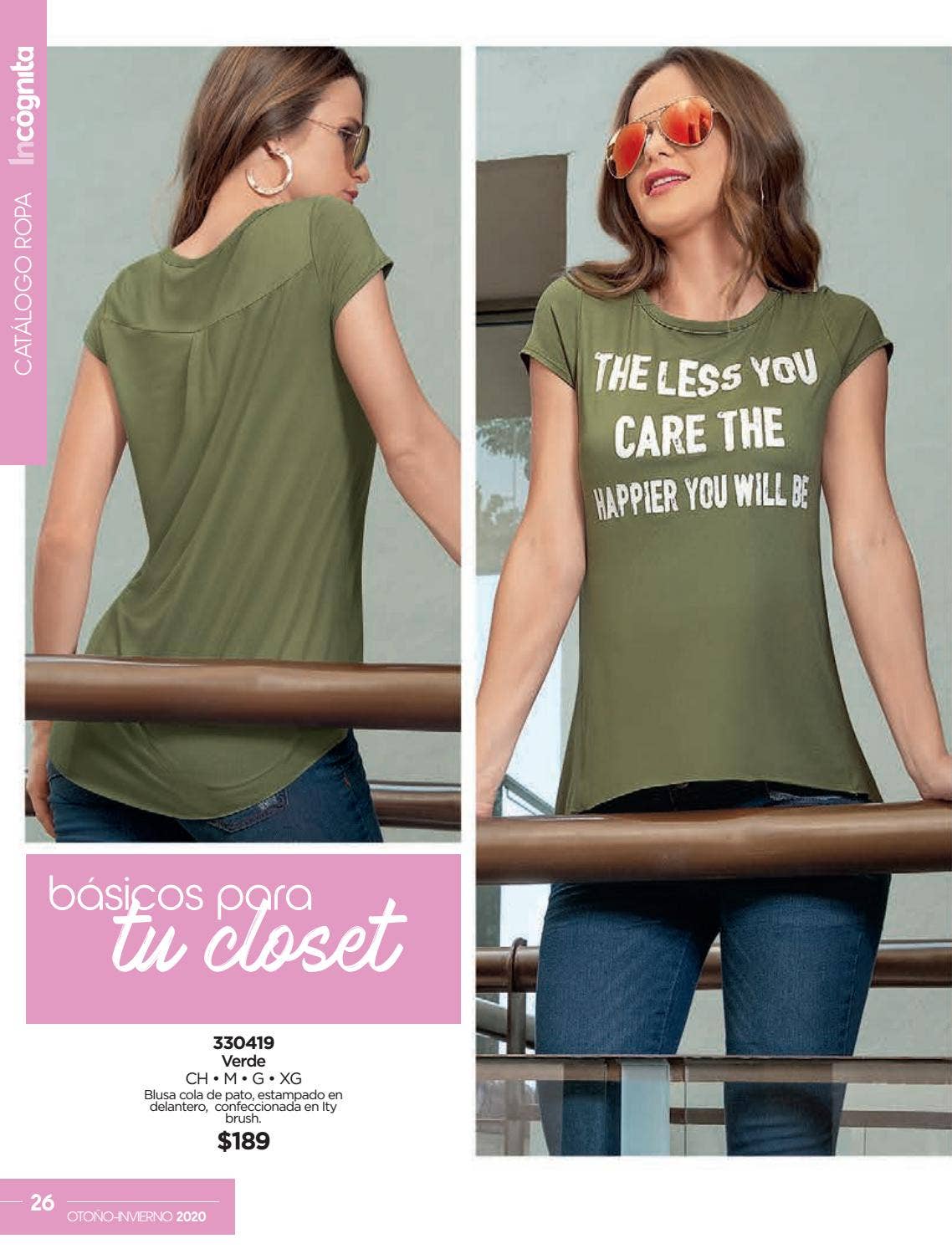 CATÁLOGO ROPA OTOÑO INVIERNO 2020 by Incognita Mexico - Issuu