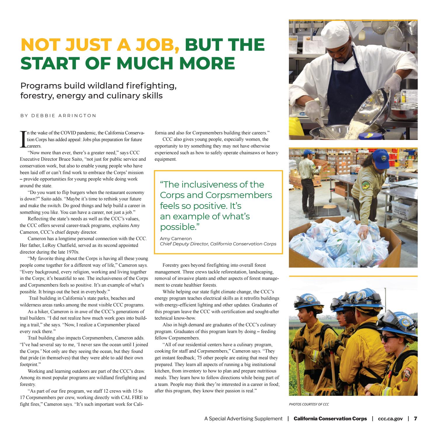 California Conservation Corps by News & Review - Issuu