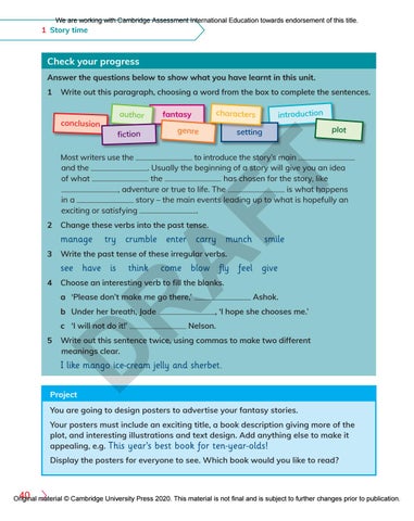 Primary English Learner’s Book 4 Sample by Cambridge International ...
