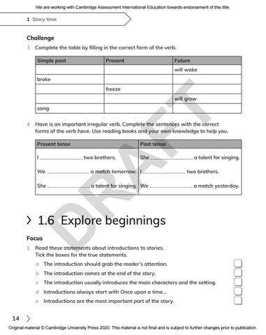 Primary English Workbook 4 Sample by Cambridge International Education ...