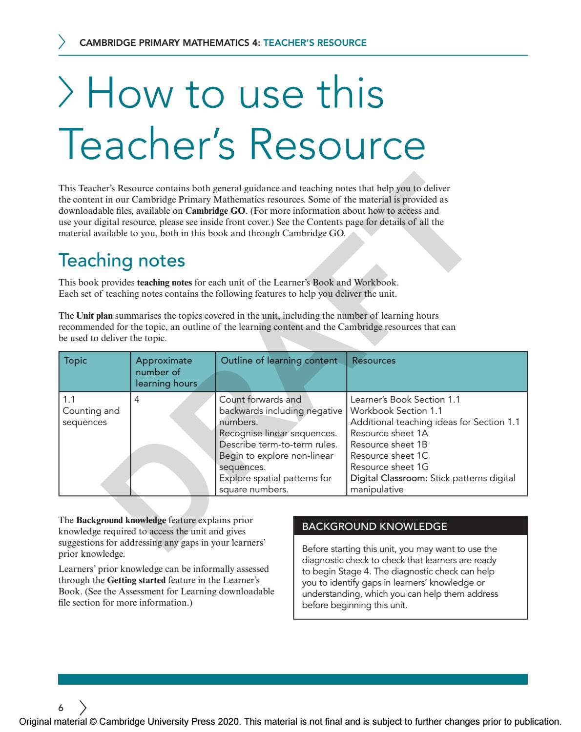 Primary Mathematics Teacher’s Resource 4 Sample by Cambridge ...