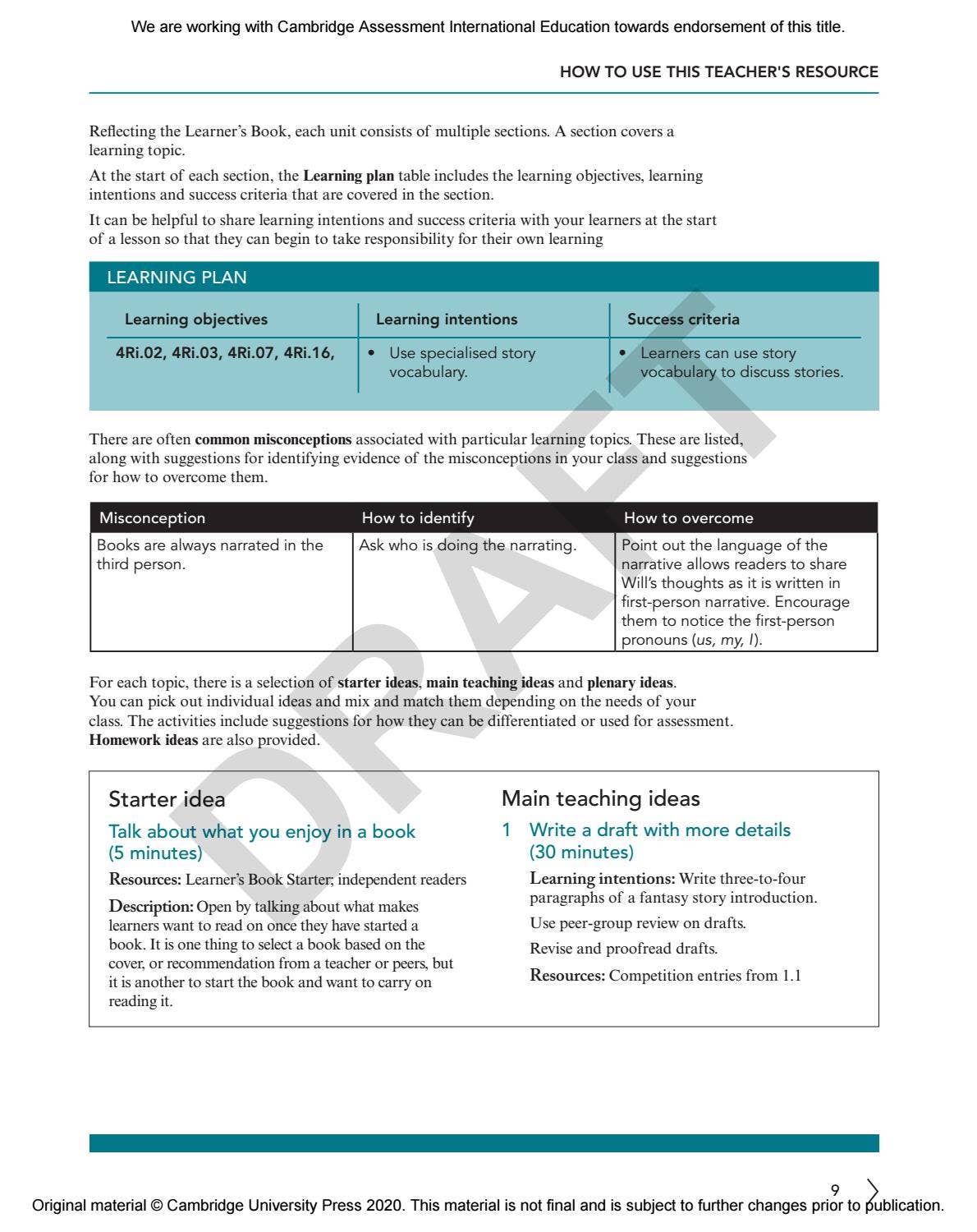 Primary English Teacher’s Resource 4 Sample by Cambridge International ...