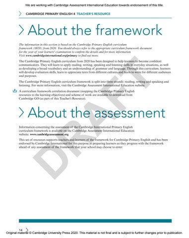 Primary English Teacher’s Resource 4 Sample by Cambridge International ...