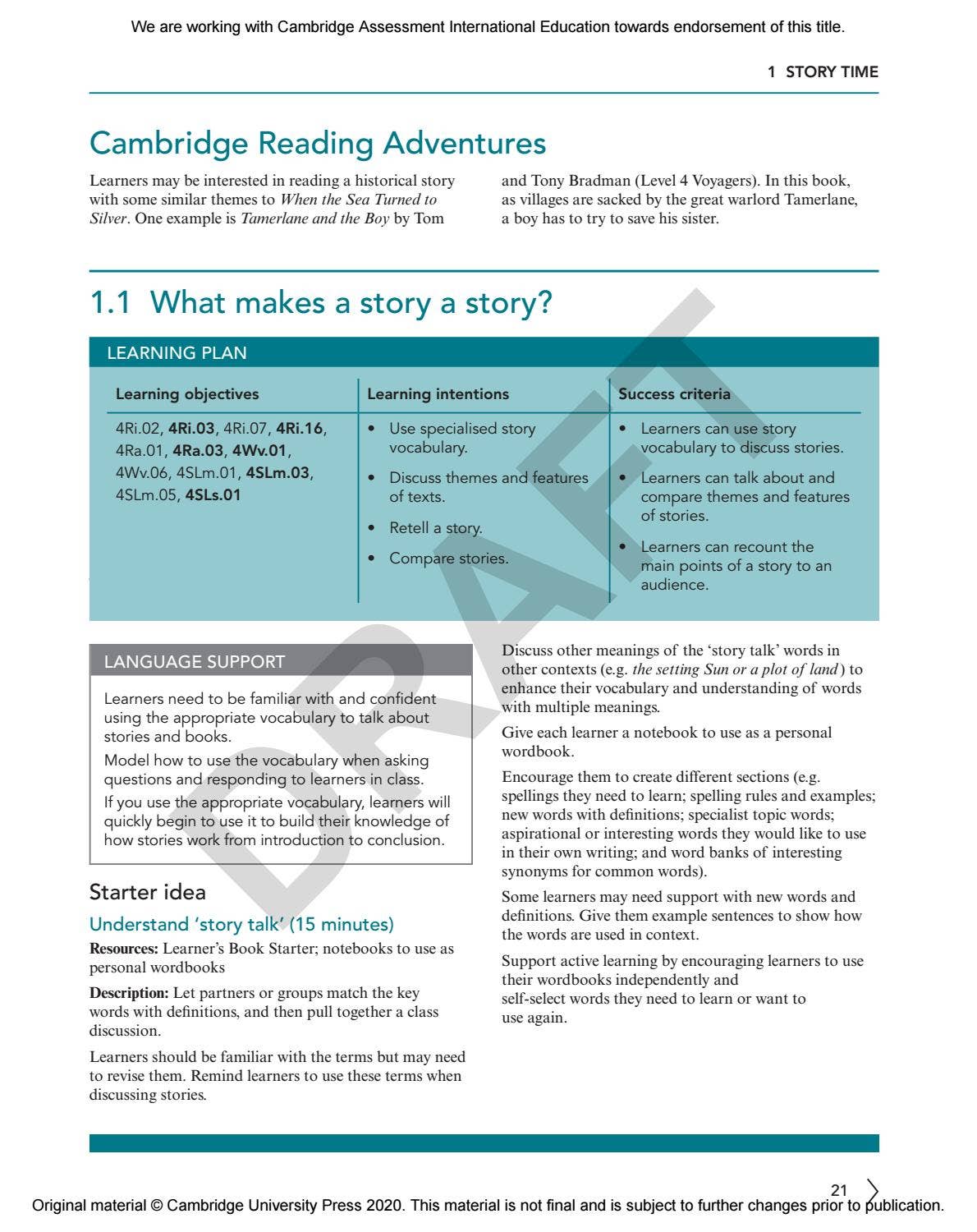 Primary English Teacher’s Resource 4 Sample by Cambridge International ...