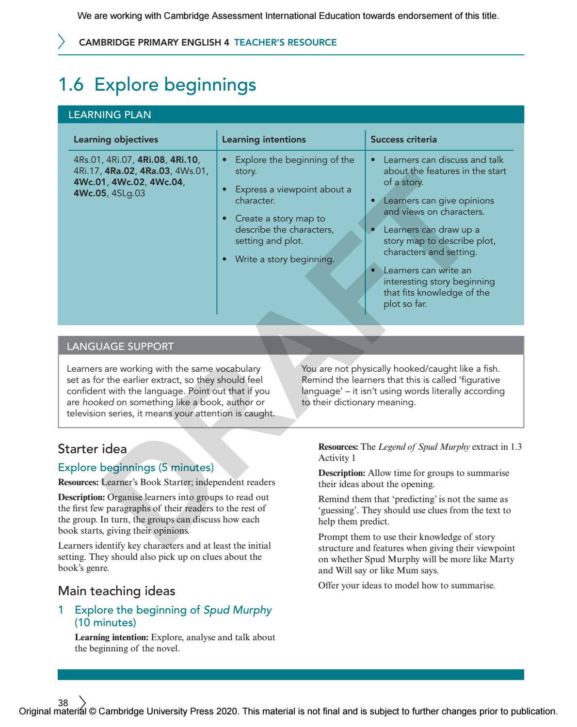 Primary English Teacher’s Resource 4 Sample by Cambridge International ...