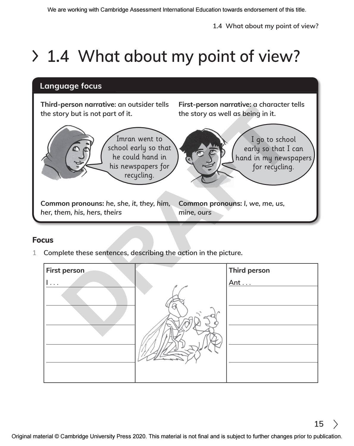 Primary English Workbook 5 Sample by Cambridge International Education ...