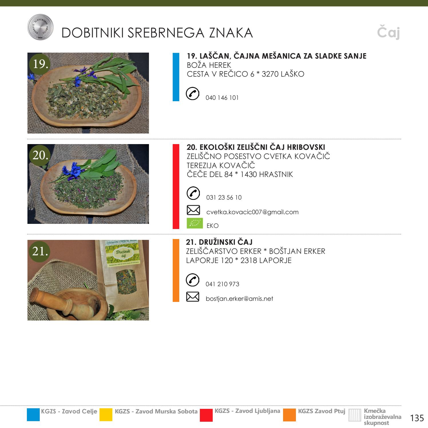 KATALOG 2020_NAGRAJENE DOBROTE SLOVENSKIH KMETIJ by Aleksandra Jelušič - Issuu