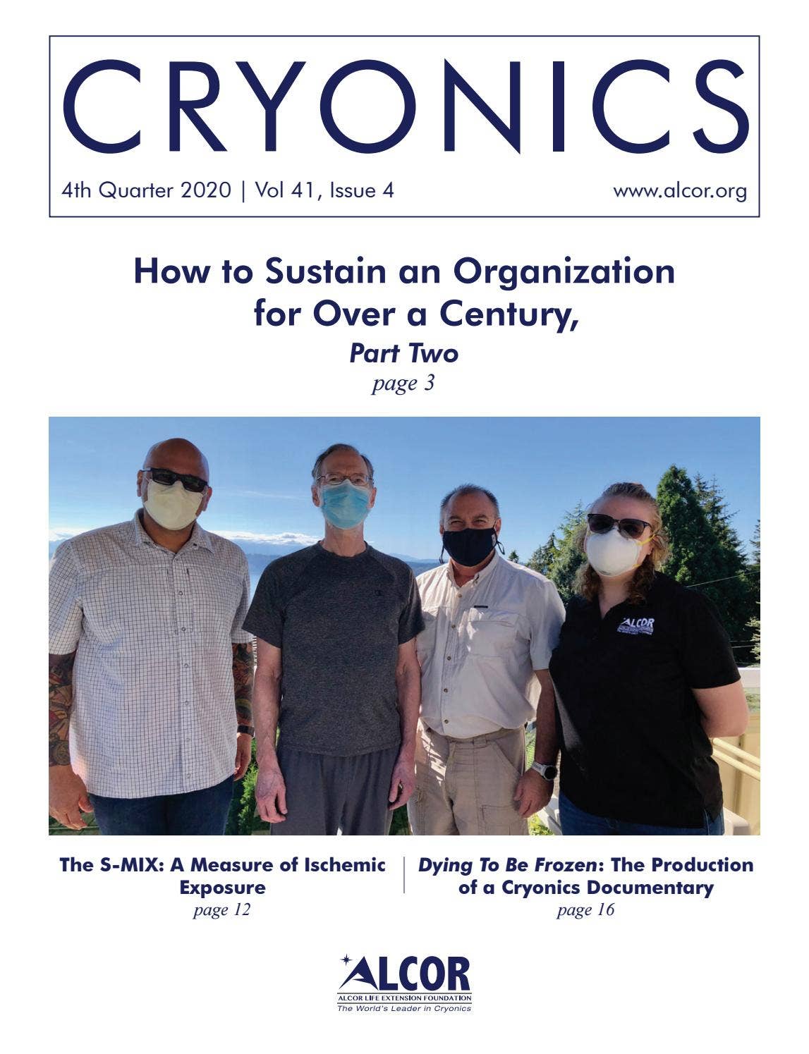 Cryonics Magazine 4th Quarter 2020 by Alcor Life Extension Foundation ...