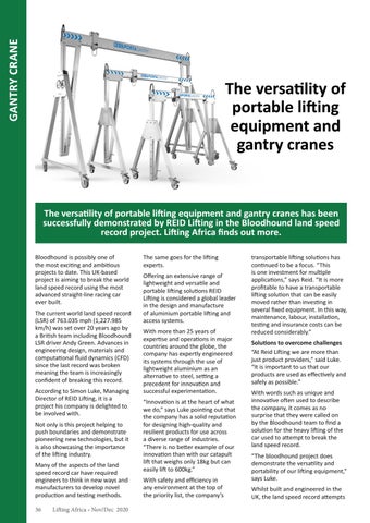 Latest Lifting Africa Nov-Dec 2020 by Lifting Africa - Issuu