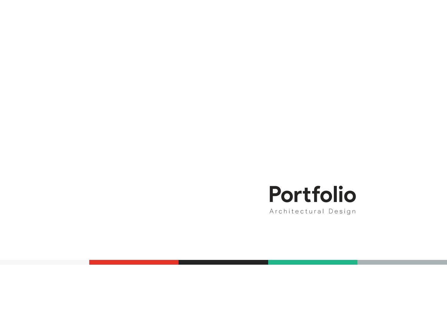 ARCHITECTURE INTERNSHIP PORTFOLIO 2020 by Bharath Sr - Issuu