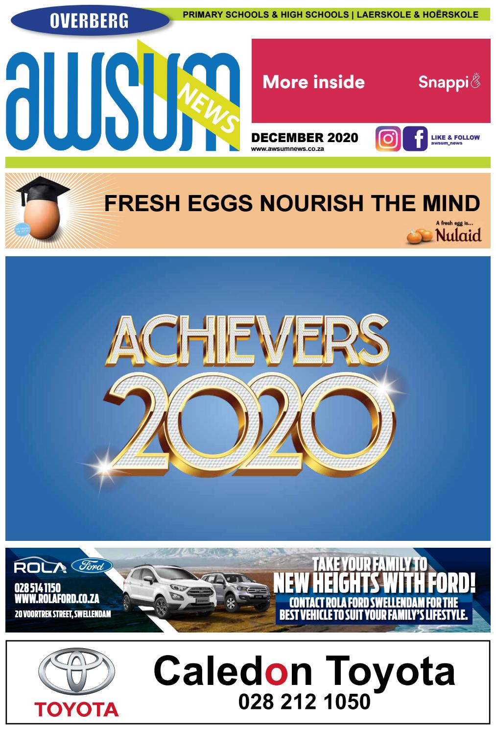 Overberg Achievers 2020 by AWSUM News - Issuu