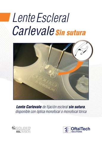 Lente Escleral Carlevale by OftalTech - Issuu