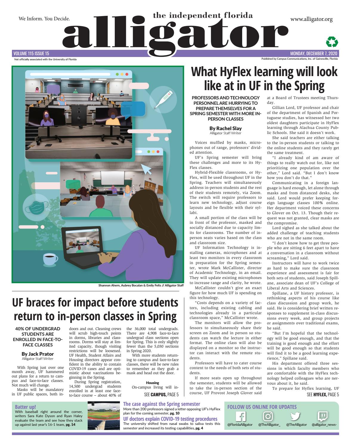 December 7, 2020 by The Independent Florida Alligator - Issuu