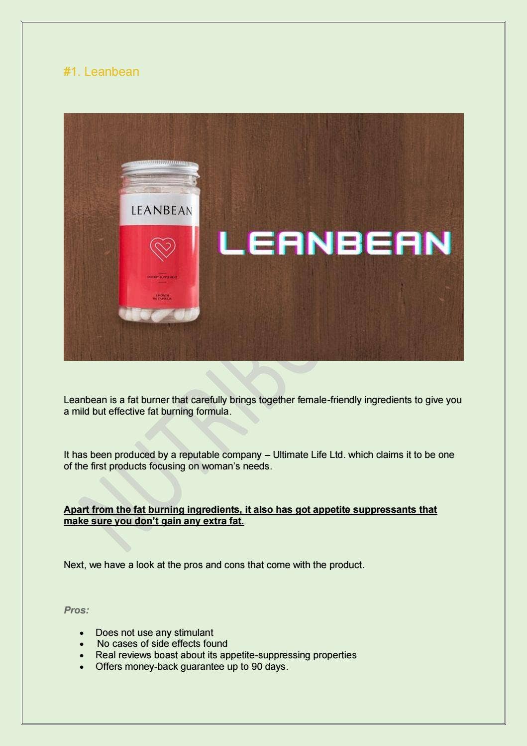 Leanbean Before And After Results - Is It Better Than PowHer? by Nutri ...