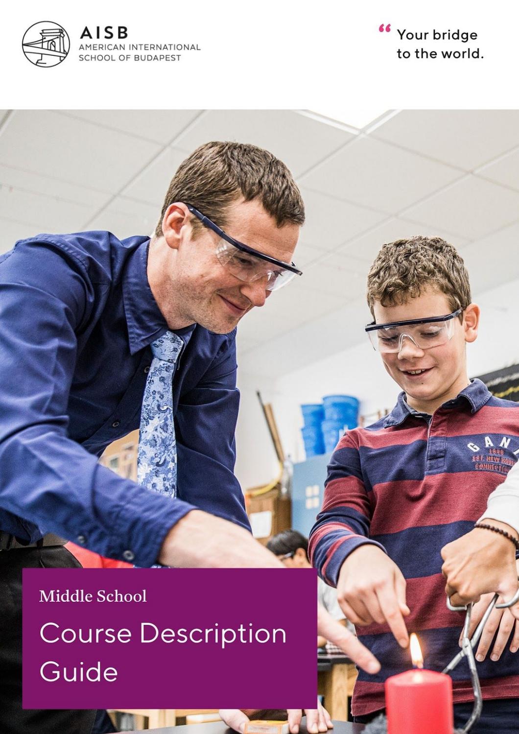 AISB Middle School Course Descriptions by AISB - Issuu